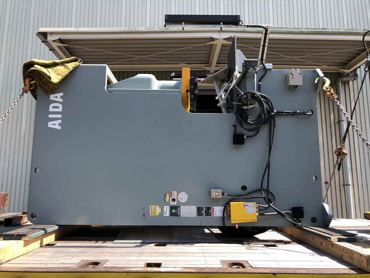 【機械買取】茨城県下妻市で110tプレス機／アイダ／NC1-1100(1)E／2019年製を買取りました | 中古機械・工作機械の買取、全国対応のNCCマシナリー